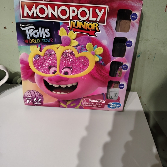 Hasbro | Toys | Monopoly Junior Trolls World Tour Themed 0 Complete ...